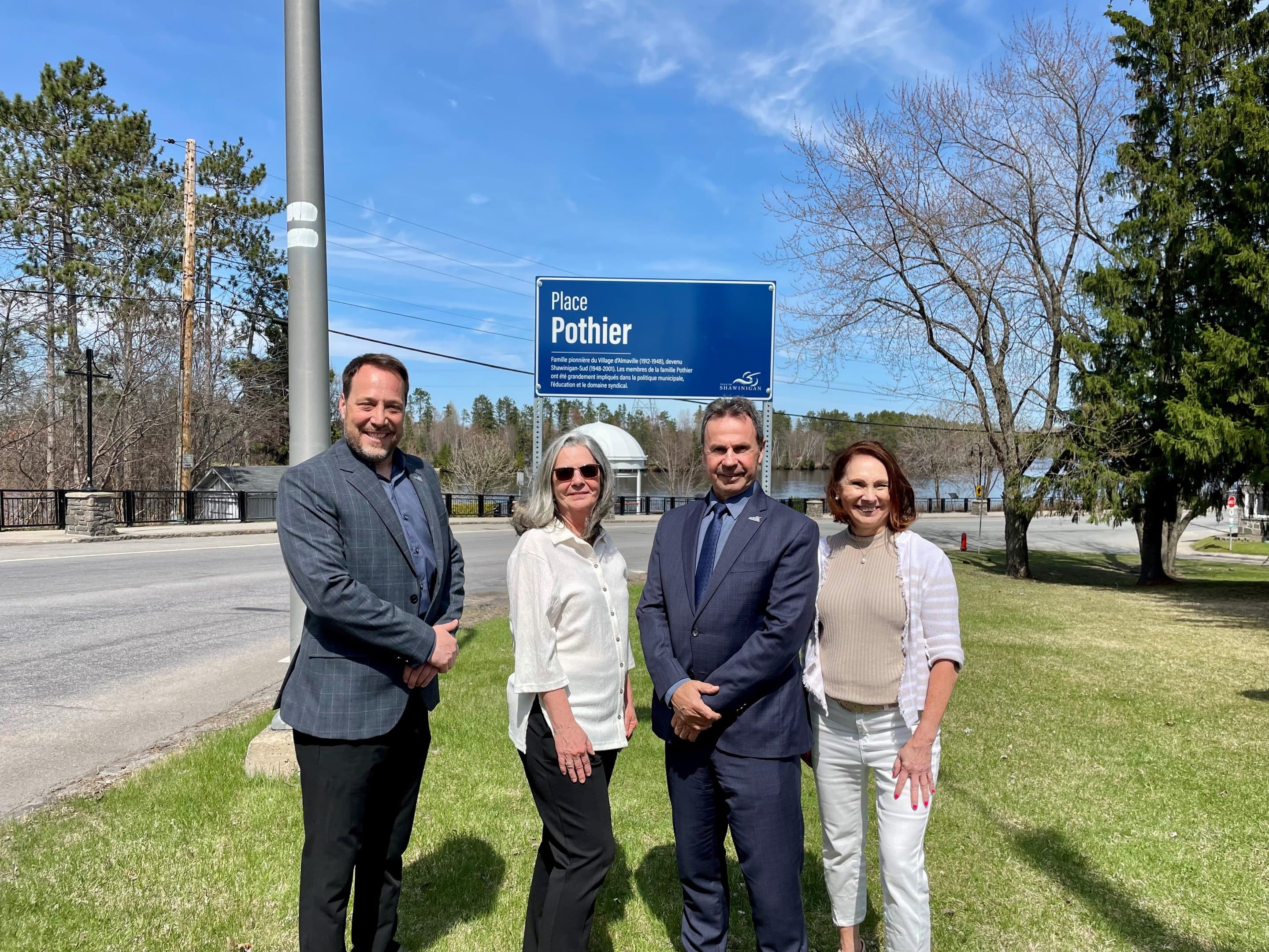 La Ville inaugure la place Pothier en hommage à une famille pionnière ...